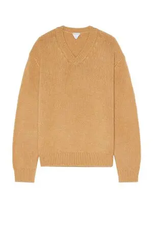 Bottega Veneta Cashmere Off Gauge V-neck Sweater