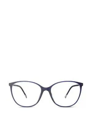 SILHOUETTE Spx Illusion Cat-eye Frame Glasses - Blue