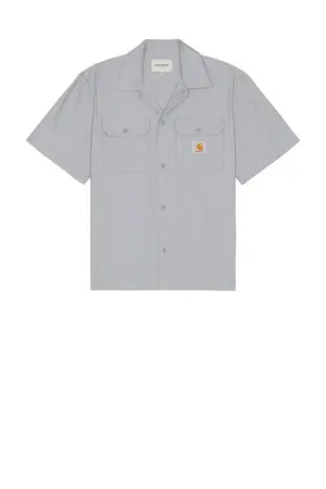 Carhartt Work In Progress Craft Shirt In Grey - Mirror