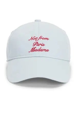Drole De Monsieur Slogan Cap - Light Blue