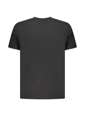Calvin Klein Logo-embroidered Cotton T-shirt - Black