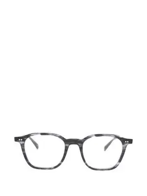 Oliver Spencer Arlett Square-frame Glasses - Grey