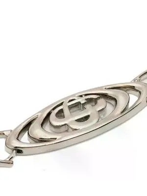 Casablanca Logo-plaque Link Bracelet - Silver