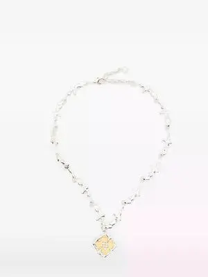 Casablanca Splash Pendant Necklace - Silver