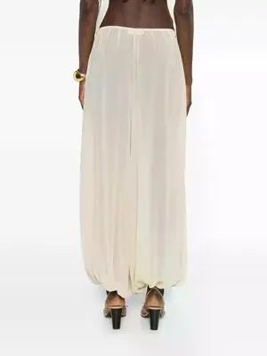 THE FRANKIE SHOP Mio Sheer Balloon Pants - Neutrals