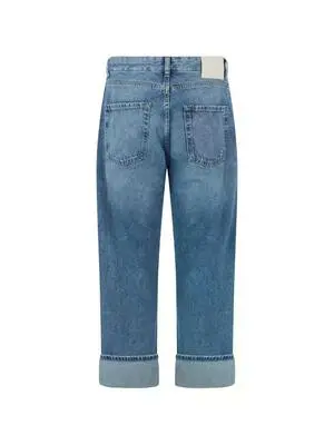 ICON DENIM LOS ANGELES Ross Turn-up Loose-fit Jeans
