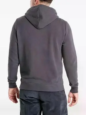 ALLSAINTS Raven Logo-embroidered Hoodie - Grey
