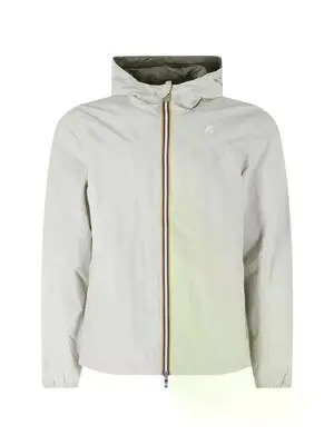 K-WAY Jacko Bonded Reversible Hooded Jacket - Neutrals