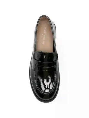 SERGIO MORETTI FIRENZE Patent-leather Penny Loafers