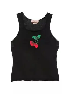 TWINSET Cherry-intarsia Top