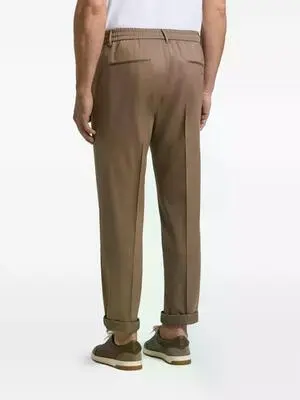 Peserico Drawstring Trousers - Brown