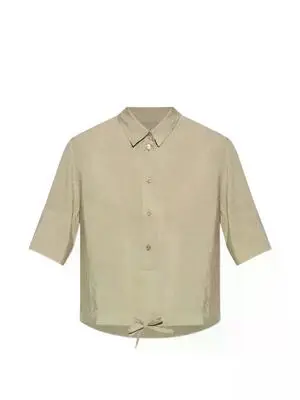 Maison Kitsuné Drawstring Hem Shirt - Neutrals