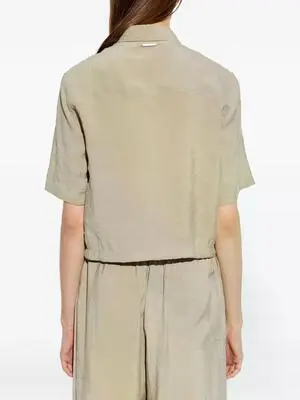 Maison Kitsuné Drawstring Hem Shirt - Neutrals