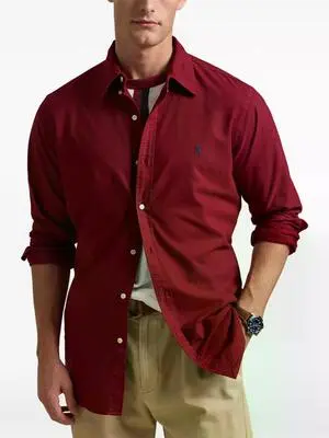 Polo Ralph Lauren Logo-embroidered Button-down Shirt - Red