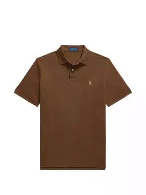 Polo Ralph Lauren Embroidered-logo Polo Shirt - Brown