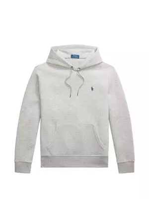 Polo Ralph Lauren Logo-embroidered Drawstring Hoodie - Grey