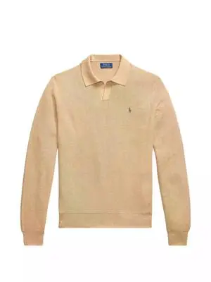 Polo Ralph Lauren Logo-embroidered Waffle-knit Sweater