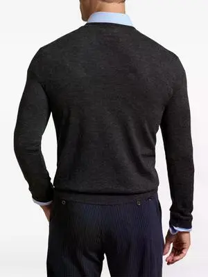 Polo Ralph Lauren Logo-embroidered V-neck Sweater