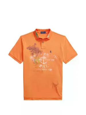 Polo Ralph Lauren Graphic-print Piqué Polo Shirt