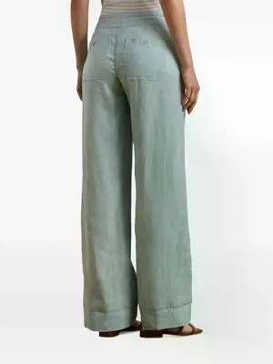 Ralph Lauren Drawstring-waist Linen Trousers