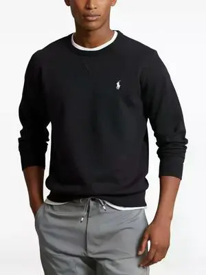 Polo Ralph Lauren Logo-embroidered Sweater - Black