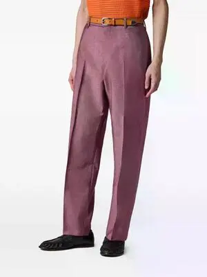 Paul Smith Relaxed-fit Pleated Trousers - Pink