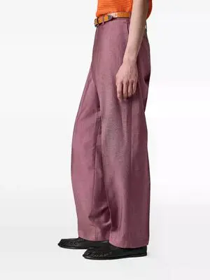 Paul Smith Relaxed-fit Pleated Trousers - Pink
