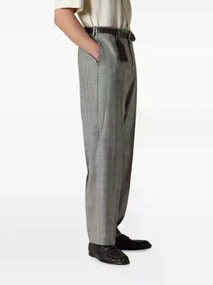 Paul Smith Check-pattern Relaxed-fit Tailored Trousers
