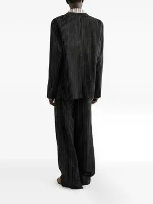 Dolce & Gabbana Striped Poplin Trousers - Neutrals