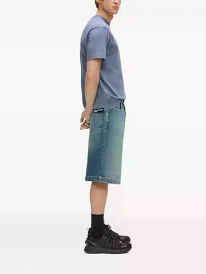 Karl Lagerfeld Baggy Washed Denim Shorts