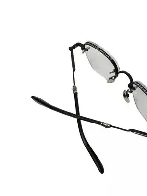 Chrome Hearts Geometric-frame Rimless Glasses