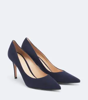 GIANVITO ROSSI Gianvito Suede Pumps Blue
