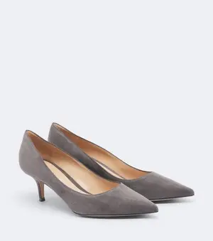 GIANVITO ROSSI Suede Pumps - Grey