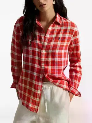 Polo Ralph Lauren Check-print Shirt With Embroidered Logo
