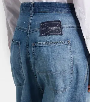 MAISON MARGIELA Distressed Wide-leg Jeans