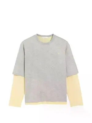 AMI Paris De Coeur Double-layered T-shirt