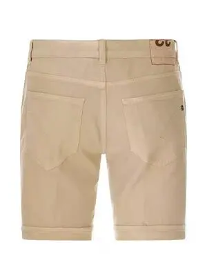 DONDUP Rolled-hem Bermuda Shorts - Neutrals
