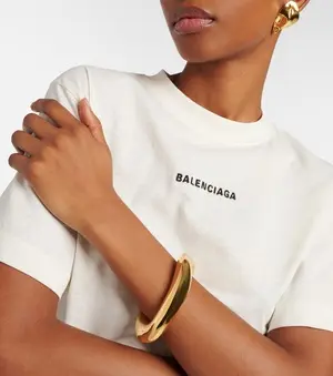 Balenciaga Cuff Bracelet - Gold