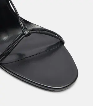 JUDE Mixer Leather Sandals - Black