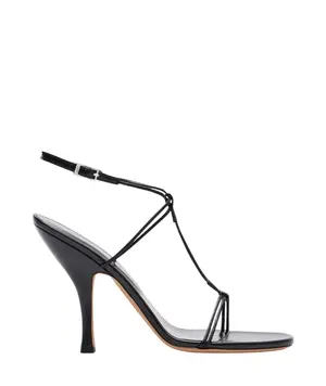 JUDE Leather Sandals Black