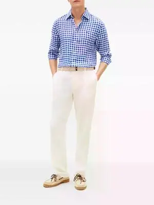 Tommy Hilfiger Gingham-check Linen Shirt