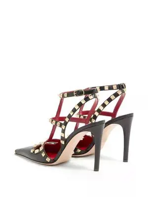 Valentino Garavani Rockstud Kidskin Pumps 100mm - Black