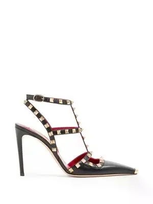 Valentino Garavani Rockstud Kidskin Pumps 100mm - Black