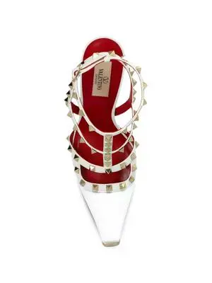 Valentino Garavani Valentino Garavani Rockstud Kidskin Pumps White