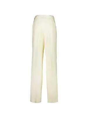 Gabriela Hearst Norman Belted Trousers - Neutrals