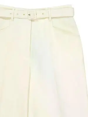 Gabriela Hearst Norman Belted Trousers - Neutrals