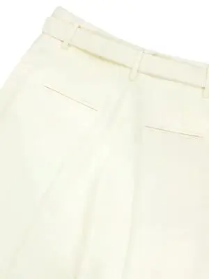 Gabriela Hearst Norman Belted Trousers - Neutrals