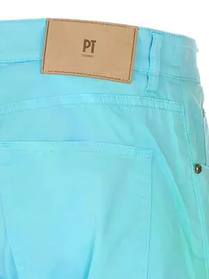 PT TORINO Logo-patch Trousers - Blue