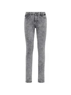 Philipp Plein Acid Wash Skinny Jeggings - Grey