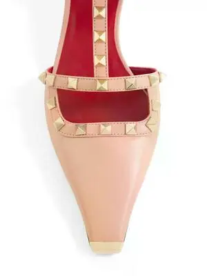 Valentino Garavani Rockstud Kidskin Pumps 40mm - Pink